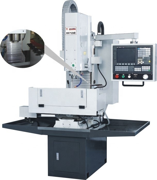 Mini Bed-Type CNC Drilling Milling Machine Three Axis
